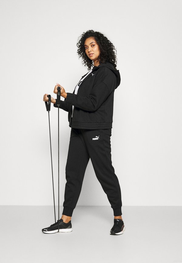 Puma CROP TRACK JACKET - Veste de survêtement - black/noir - ZALANDO.BE