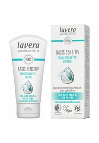 Lavera LAVERA GESICHTSCREME BASIS SENSITIV FEUCHTIGKEITSCREME - Getönte Tagespflege - weiß ...