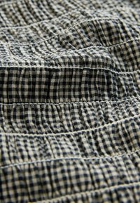 Next SHORT SLEEVED - Button-down blouse - black - Zalando