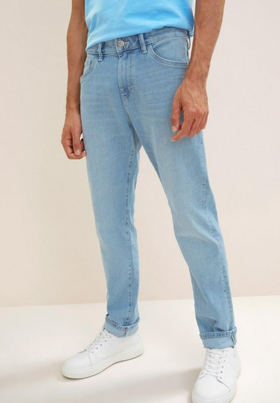 TOM TAILOR JOSH - Jean droit - light stone wash denim/bleu clair ...