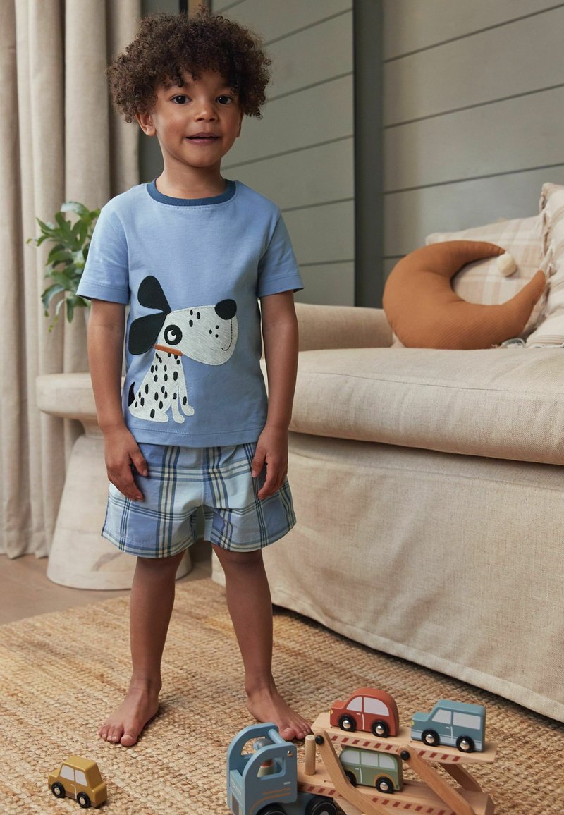 Next SHORT PYJAMAS - Nachtwäsche Set - blue dog/blau - Zalando.de