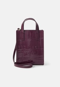 Ted Baker GATOCON EFFECT MINI ICON BAG - Handtas - maroon/donkerrood ...