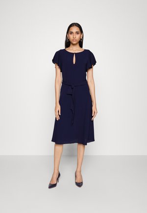 Lauren Ralph Lauren KARLEE SHORT SLEEVE DAY DRESS - Jerseyjurk - lighthouse navy/blauw - Zalando.be