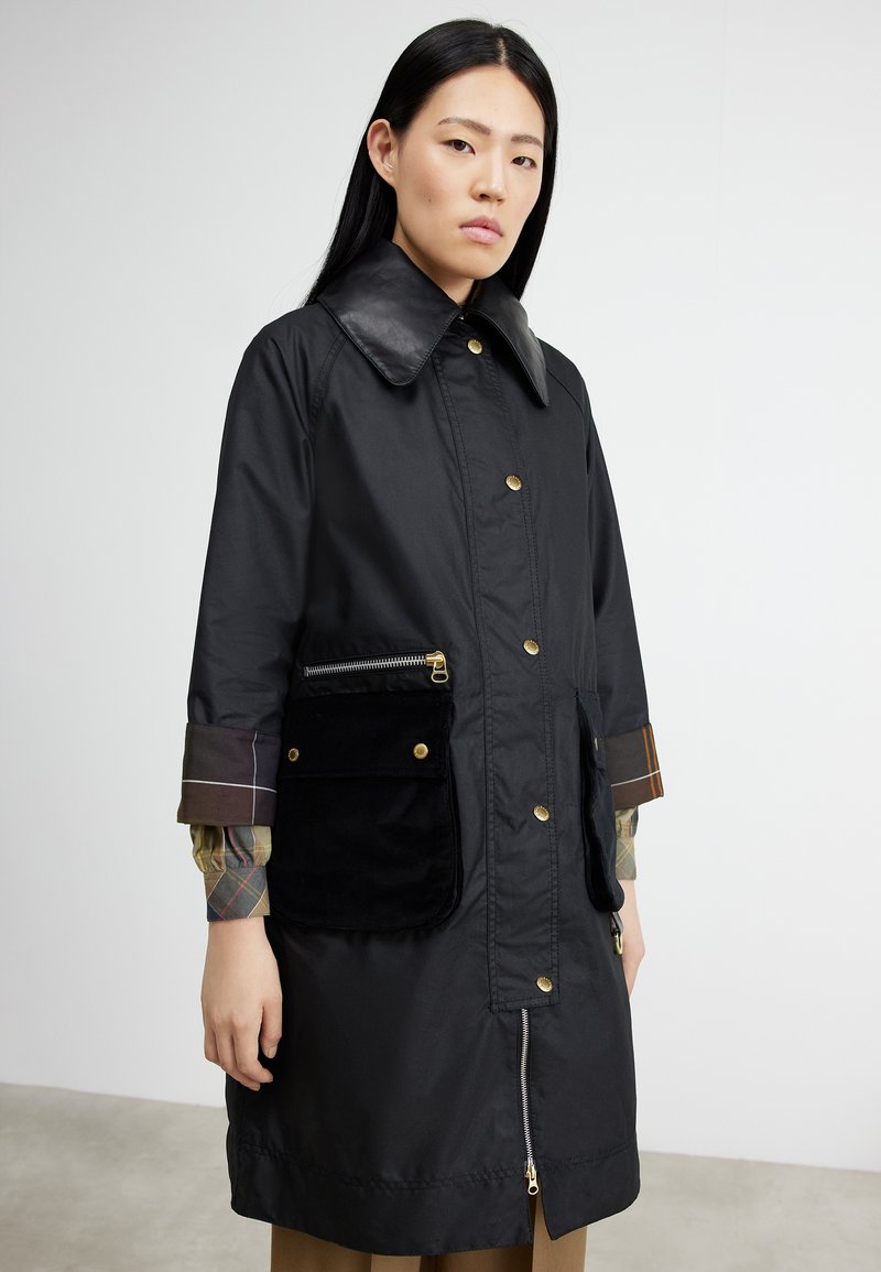 Barbour PREMIUM TOWNFIELD - Parka - black/classic/black - Zalando