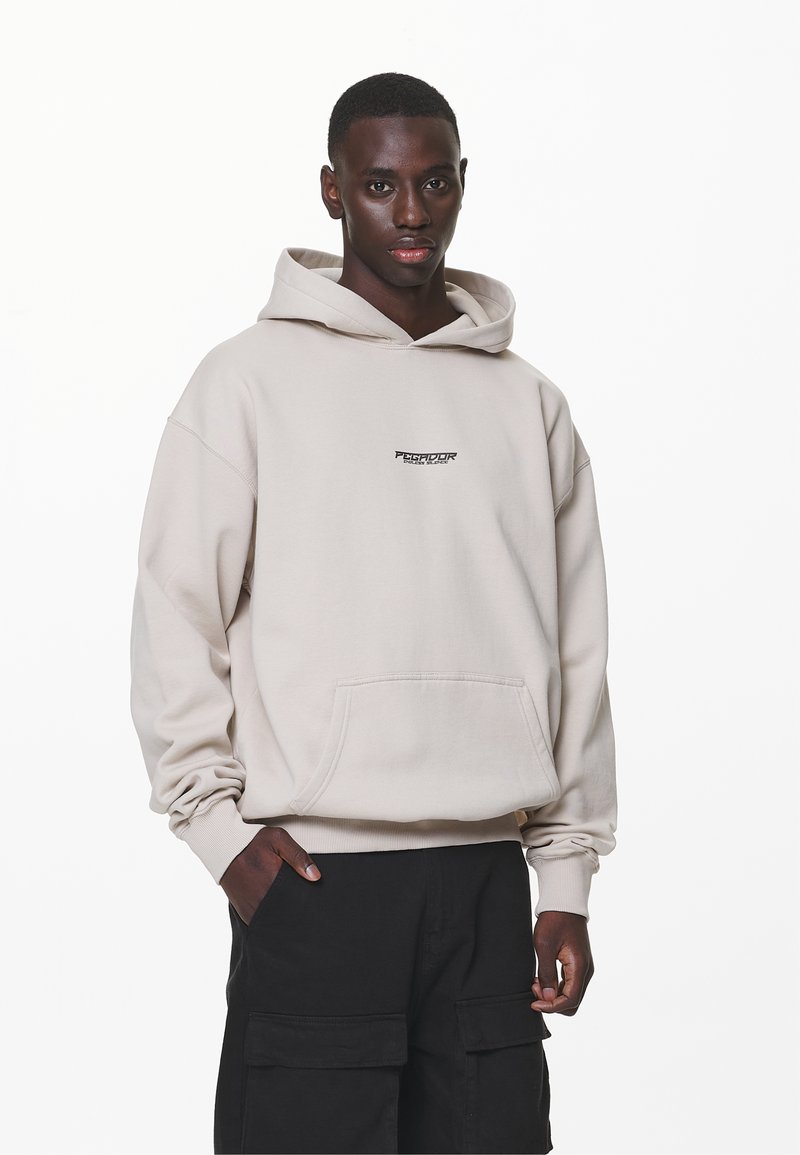 Pegador FENTON OVERSIZED HOODIE - Hoodie - washed dust cream/sand ...