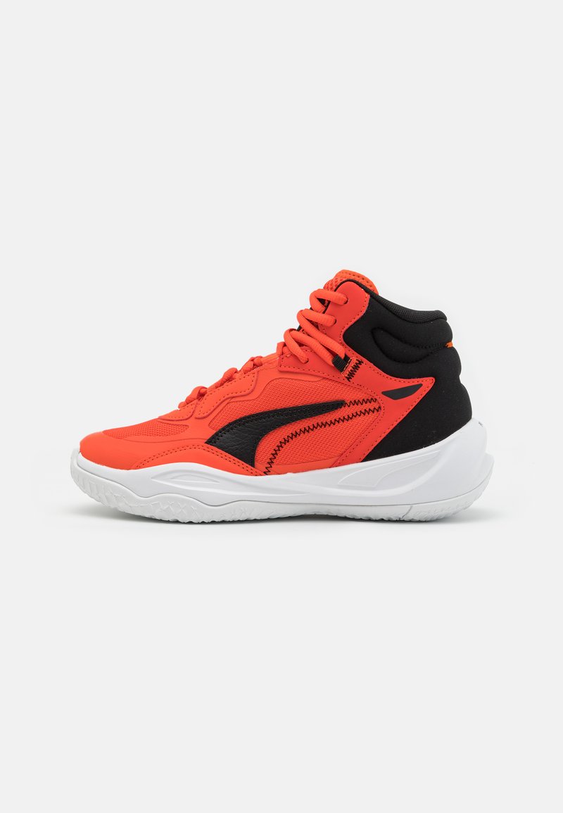 Puma PLAYMAKER PRO MID JR UNISEX - Chaussures de basket - red blast ...