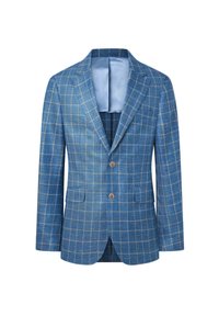 Hackett London BLUE TATTERSALL - Blazer jacket - pacific blue/blue ...