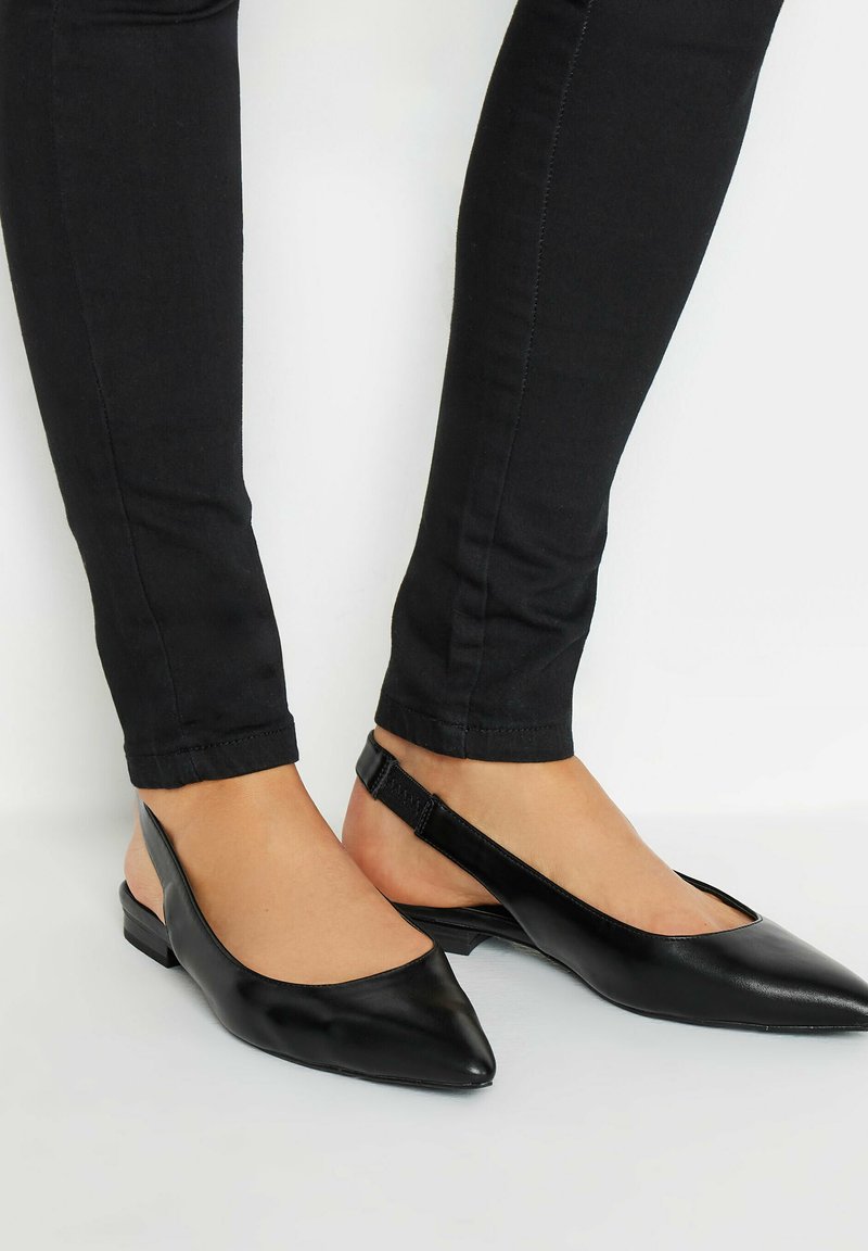 Long Tall Sally POINT STANDARD FIT - Ballerinasko - black/antrasit ...