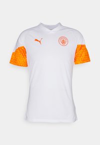 Puma MANCHESTER CITY TRAINING - Klub merchandise - white/orange ...