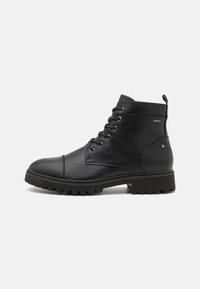 Pier One - Botki sznurowane/czarny - Zalando.pl