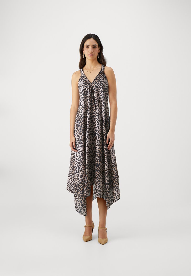 AllSaints LIL LEPPO DRESS - Cocktailklänning - leopard brown/ljusbrun ...