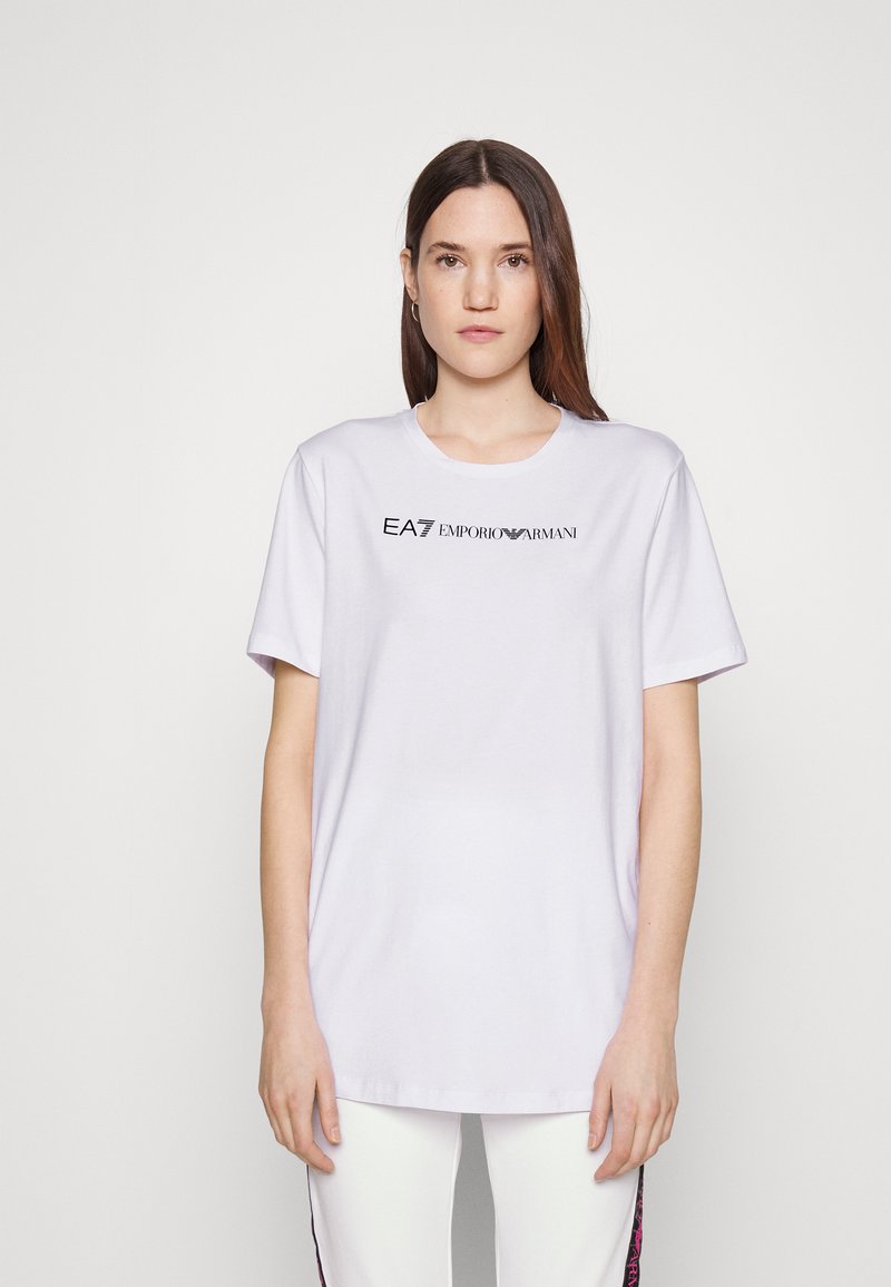 EA7 Emporio Armani T-Shirt print - white/black/weiß - Zalando.ch