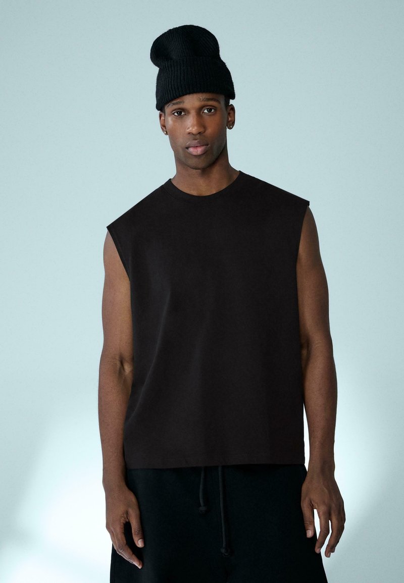 Bershka SLEEVELESS - Linne - black/svart - Zalando.se