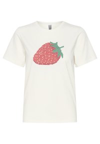 Culture CUGITH FRUIT - Camiseta estampada - spring w strawberry/blanco ...