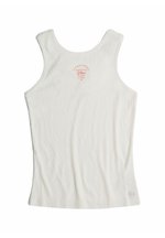 G-Star RACERBACK RIBBED SLIM TANK - Top - lt chalk/weiß - Zalando.de