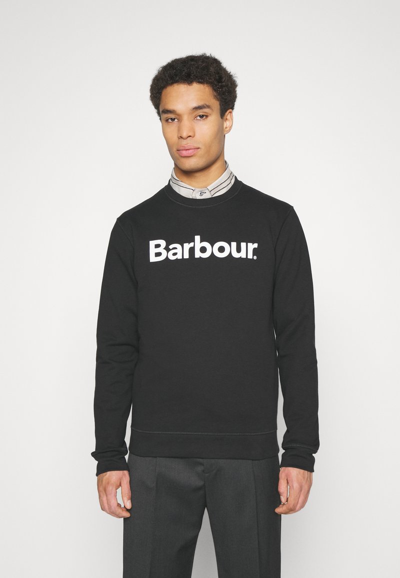 Barbour LOGO CREW - Sweatshirt - black - Zalando.co.uk