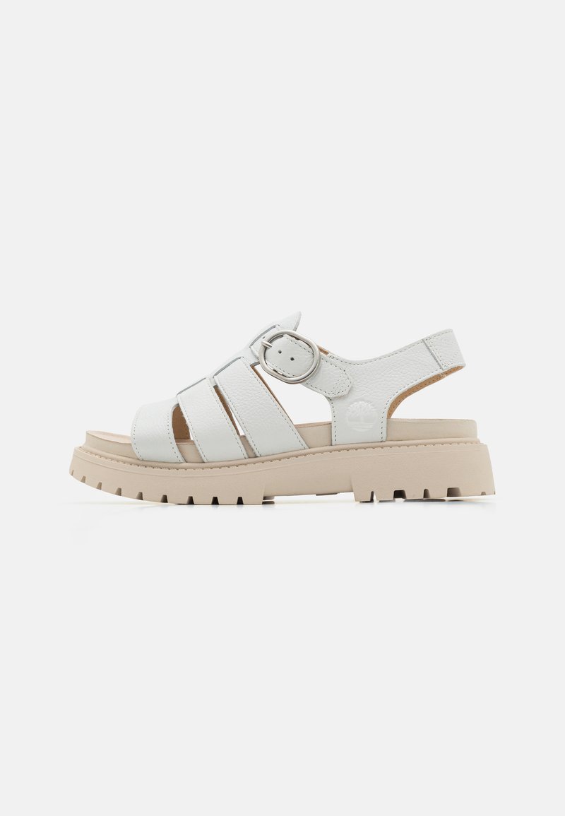 Timberland CLAIREMONT WAY - Platform sandals - white - Zalando.ie
