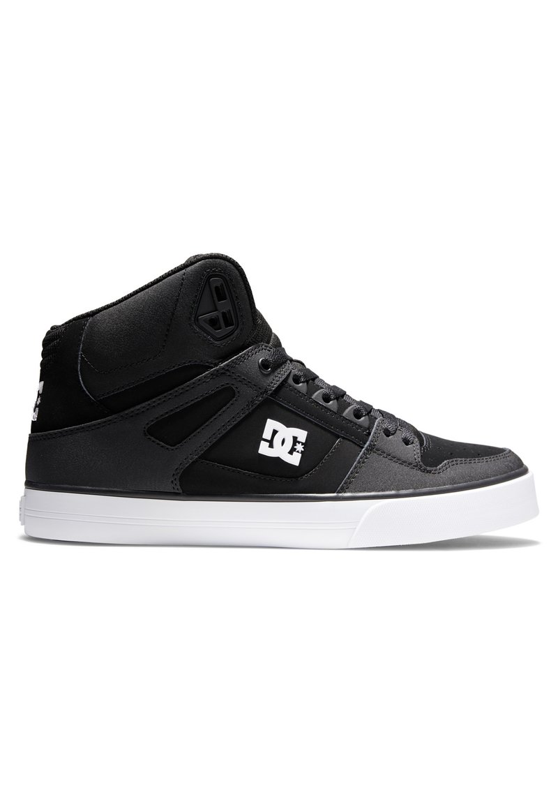 DC Shoes PURE WC - Skateschuh - black/black/white/schwarz - Zalando.ch