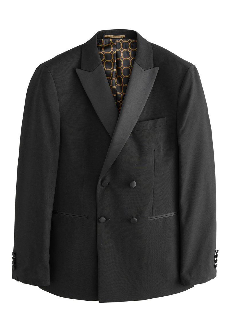 Next REGULAR FIT DOUBLE BREASTED - Colbert - black/zwart - Zalando.nl