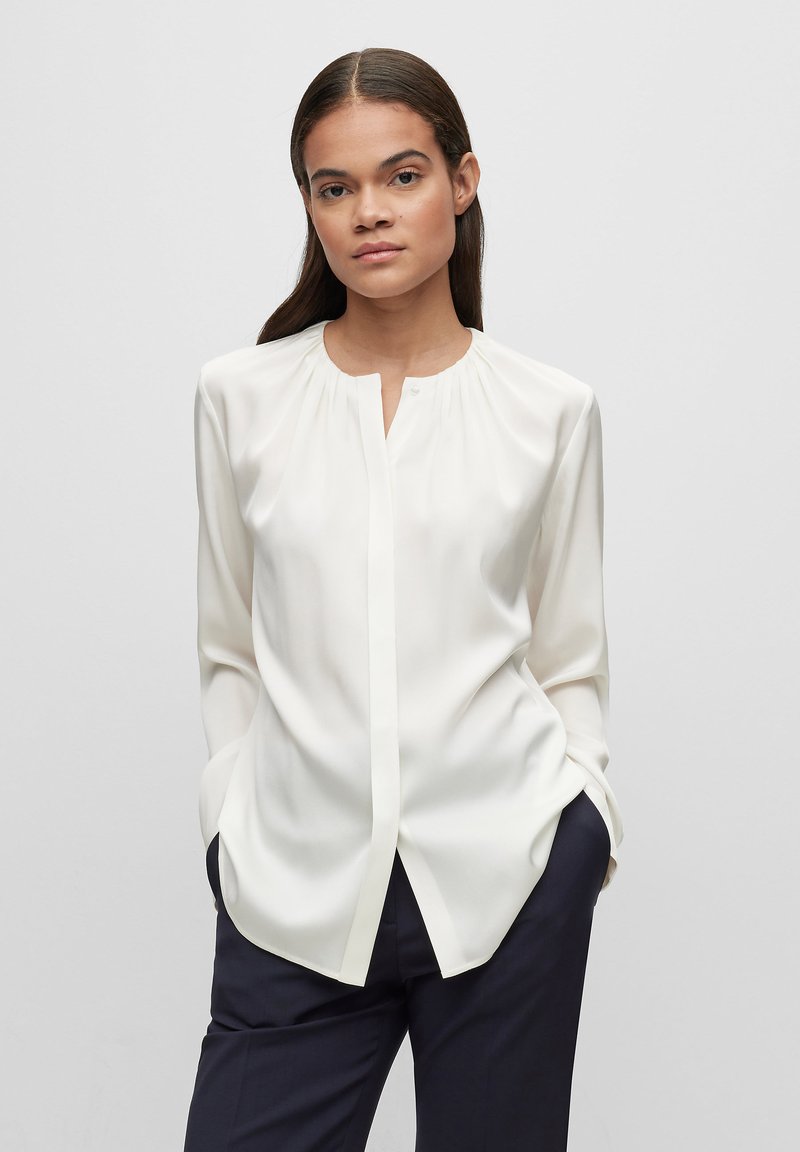 BOSS BANORAH - Langarmshirt - off white/offwhite - Zalando.de