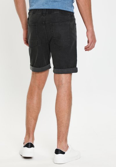 Threadbare THB BURT - Jeans Shorts - black/black denim - Zalando.at