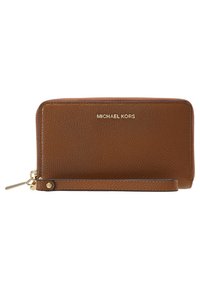 MICHAEL Michael Kors MERCER FLAT CASE - Wallet - luggage/beige ...
