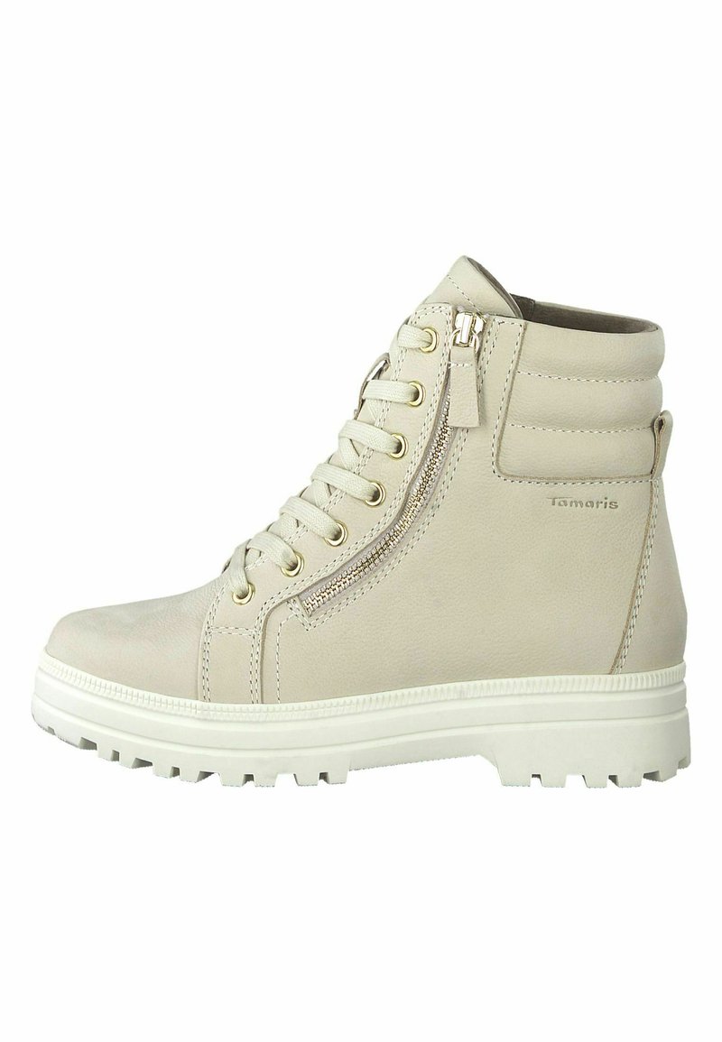 Tamaris COMFORT - Platform ankle boots - ivory/beige - Zalando.ie