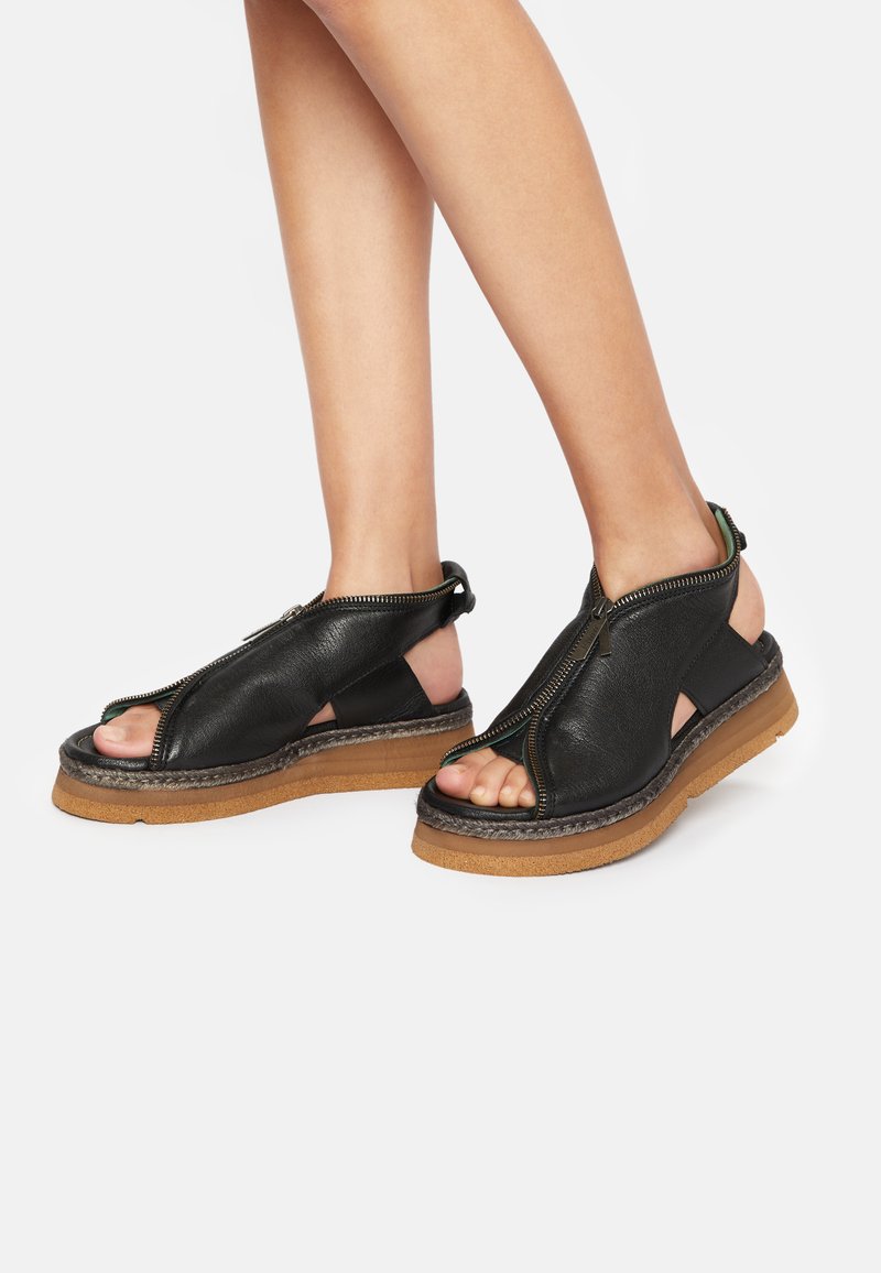 Felmini ISQUIA - Espadrille - rock black/schwarz - Zalando.at