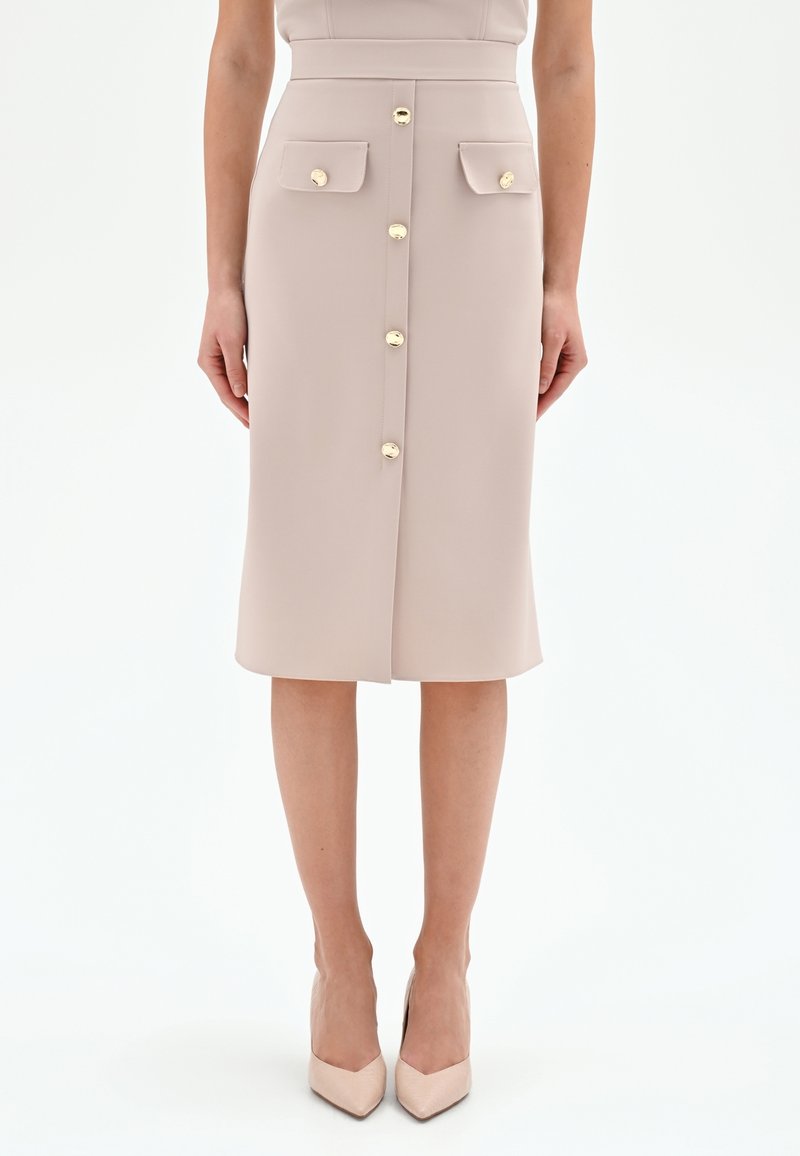 Rinascimento Gonna a tubino - beige turtle/beige screziato - Zalando.it