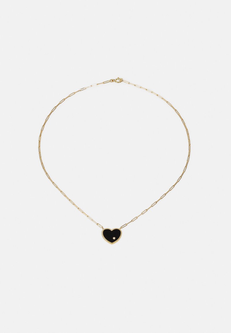 Yvonne Leon COLLIER CŒUR - Collier - gold/doré - ZALANDO.FR