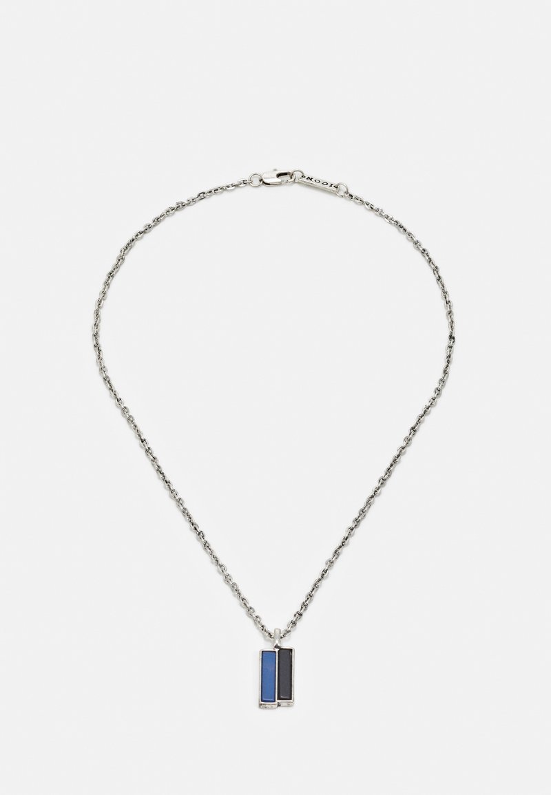 Icon Brand FADE PENDANT NECKLACE UNISEX - Collier - silver/blue/argenté ...