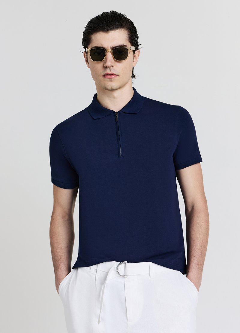 Calliope POLO HALF - Polo - blu navy/blu - Zalando.it