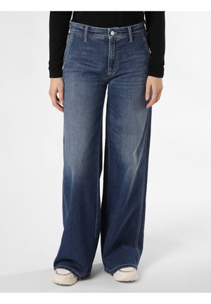 Cambio ALEK - Flared Jeans - medium stone/dark blue - Zalando