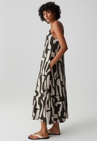 OPUS A LINE ALLOVER PRINT - Maxikleid - deep green/dunkelgrün - Zalando