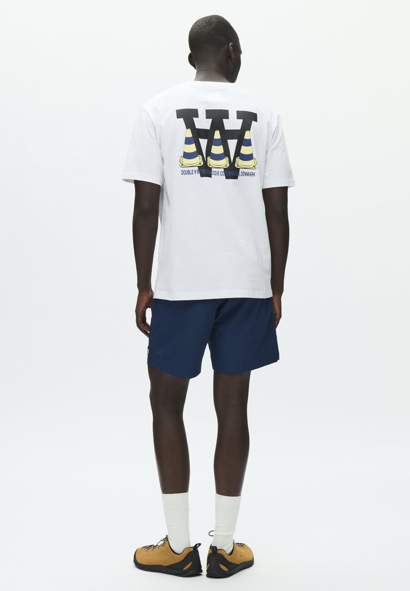 DOUBLE A BY W.W. WWACE - T-shirts print - bright white/offwhite ...