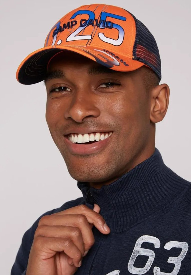 Camp David MIT 3D LOGO - Cap - ora blaze orange/orange - Zalando.ch