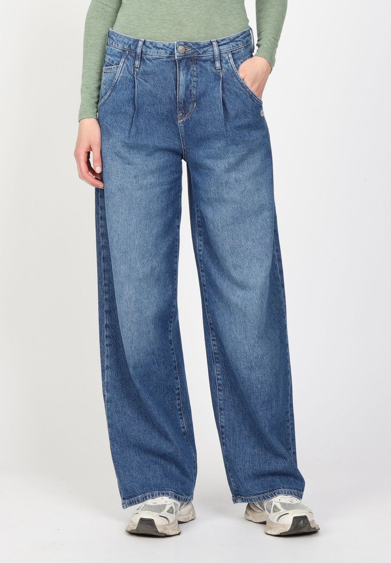 Gang Jeans Straight Leg - simple wash/dark-blue denim - Zalando