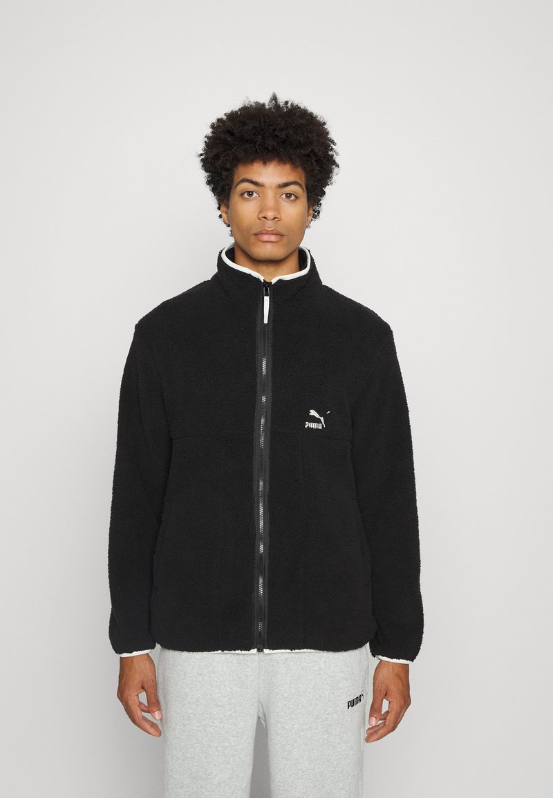 Puma Fleece jacket - black - Zalando.ie