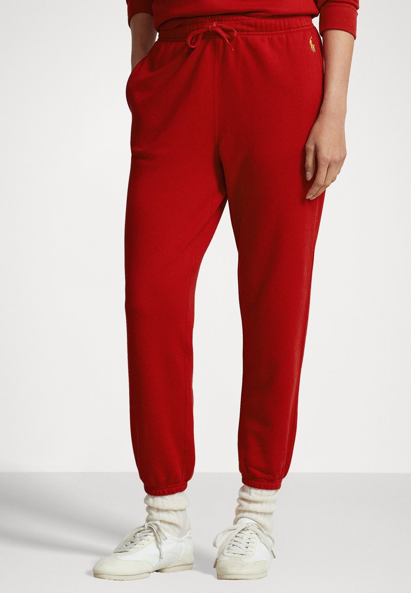 Polo Ralph Lauren ANKLE - Tracksuit bottoms - red - Zalando.ie