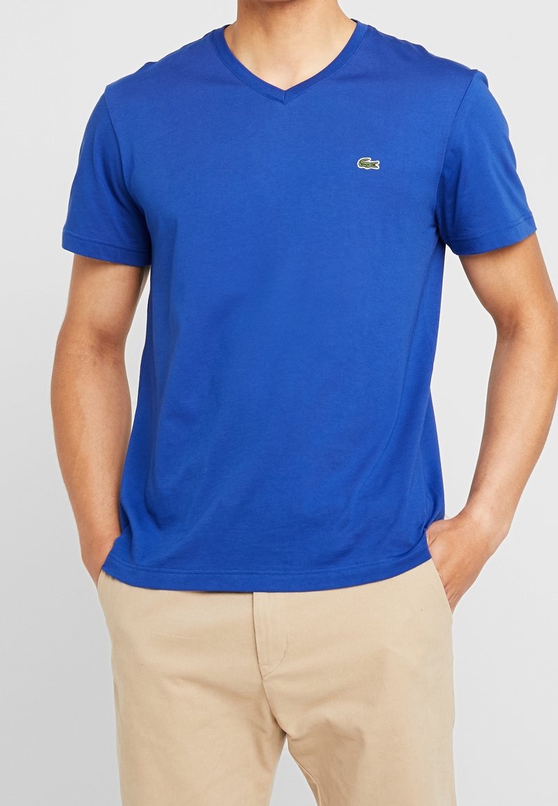 Lacoste T-shirt basique - dark blue/bleu marine - (Seconde main ...