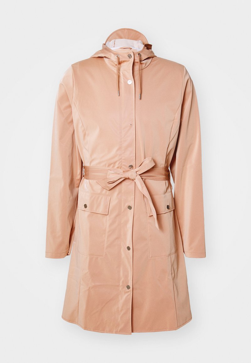 Rains CURVE UNISEX - Parka - coy/abrikoos - Zalando.be