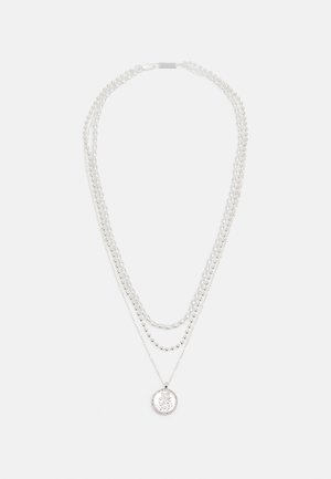 Guess CHAIN LION UNISEX - Necklace - silver-coloured - Zalando.co.uk