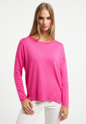 Esprit MIT WOLLE - Strickpullover - light pink/pink - Zalando.de