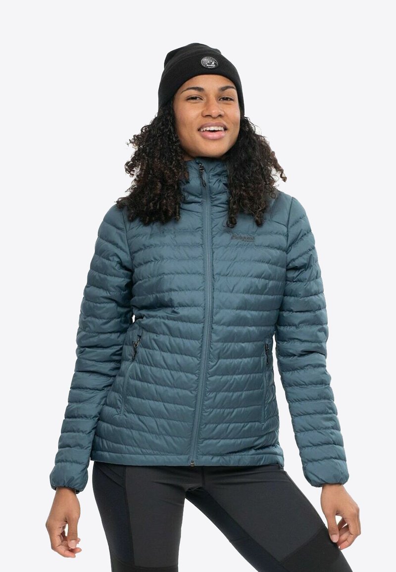 Bergans of Norway LAVA W HOOD - Gewatteerde jas - orion blue/blauw ...