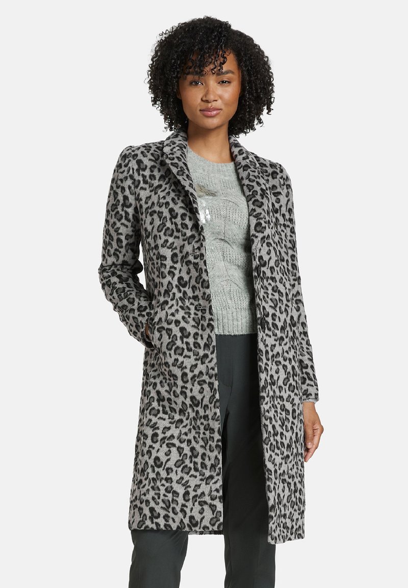 Taifun MIT LEO-MUSTER - Manteau classique - fog gemustert/gris clair ...