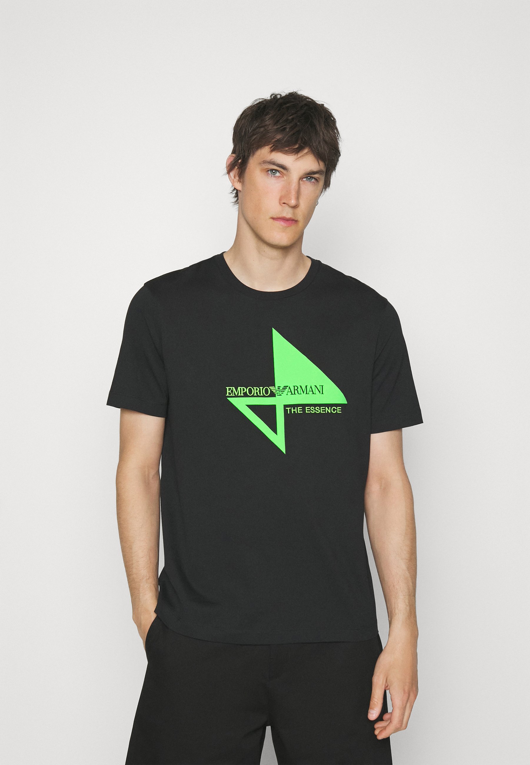 Emporio Armani T shirt imprime nero noir ZALANDO.FR