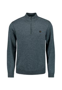 NO EXCESS HALF ZIP COLOURED MELANGE - Trui - blue/blauwgrijs - Zalando.nl