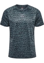 Newline DOPA GRAPHIC - T-shirt print - dark slate/blauwgrijs - Zalando.nl