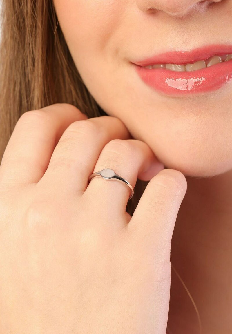 Lucardi ZEGEL - Ring - silver/silberfarben - Zalando