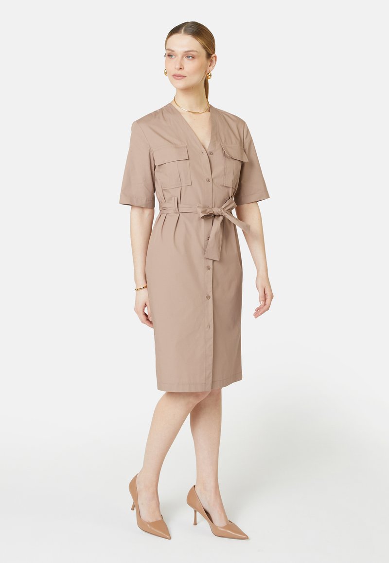 Rodier Shirt dress - beige - Zalando